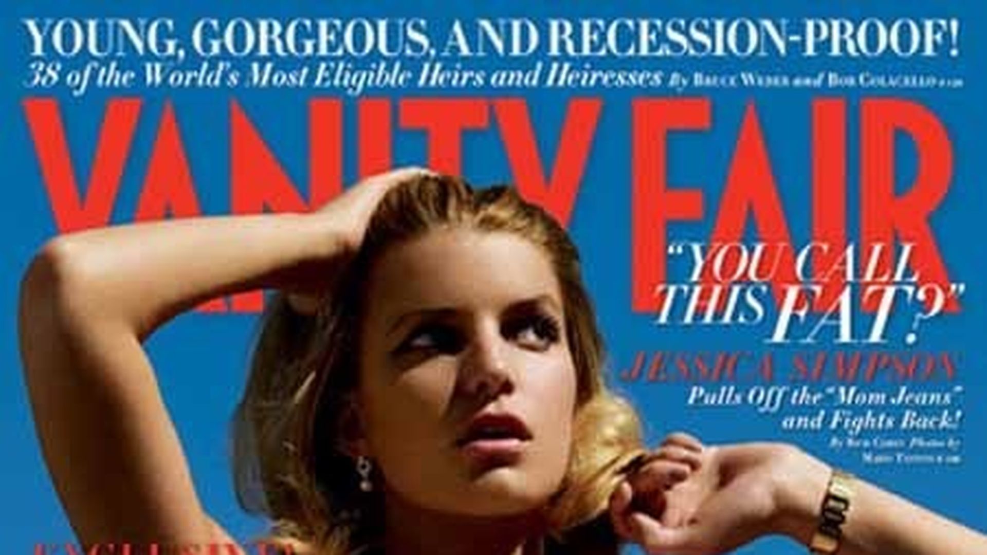 Jessica Simpson auf dem Cover der Vanity Fair | Promiflash.de