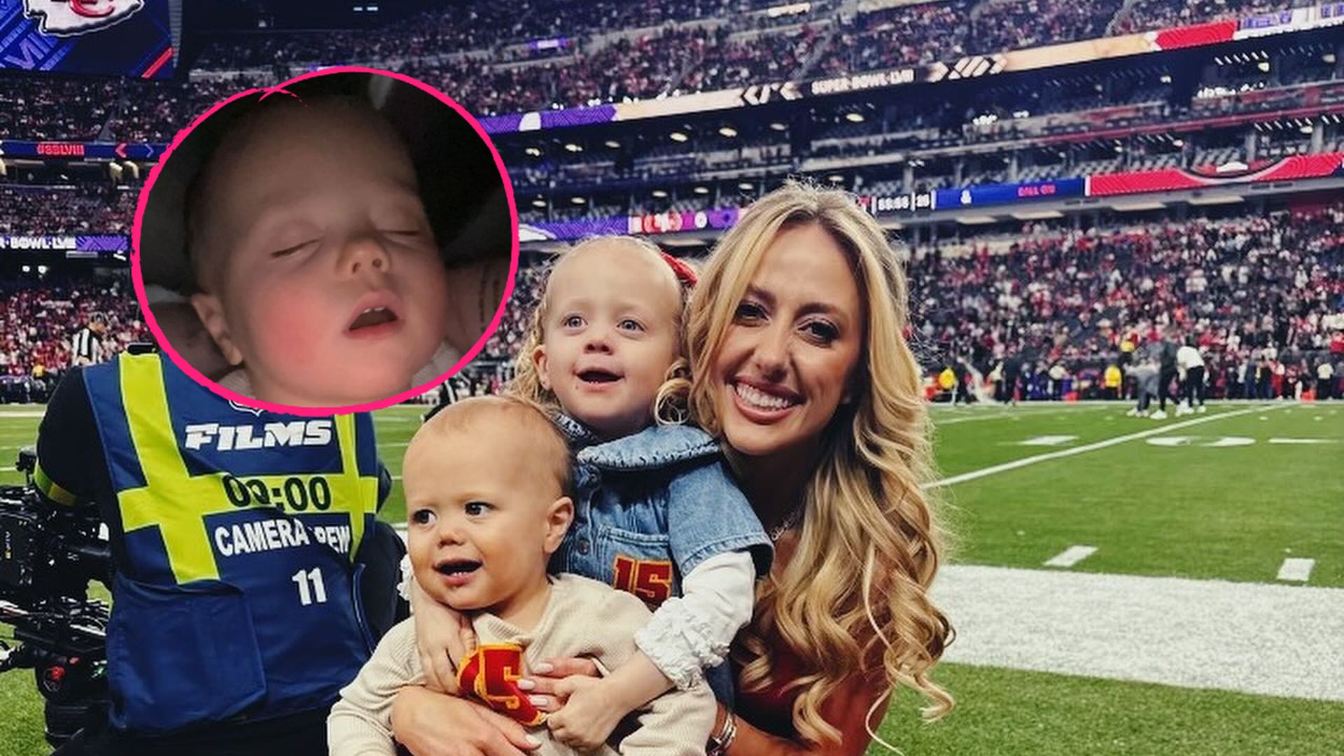 Wie süß: Patrick Mahomes' Sohn verschläft den Super Bowl!