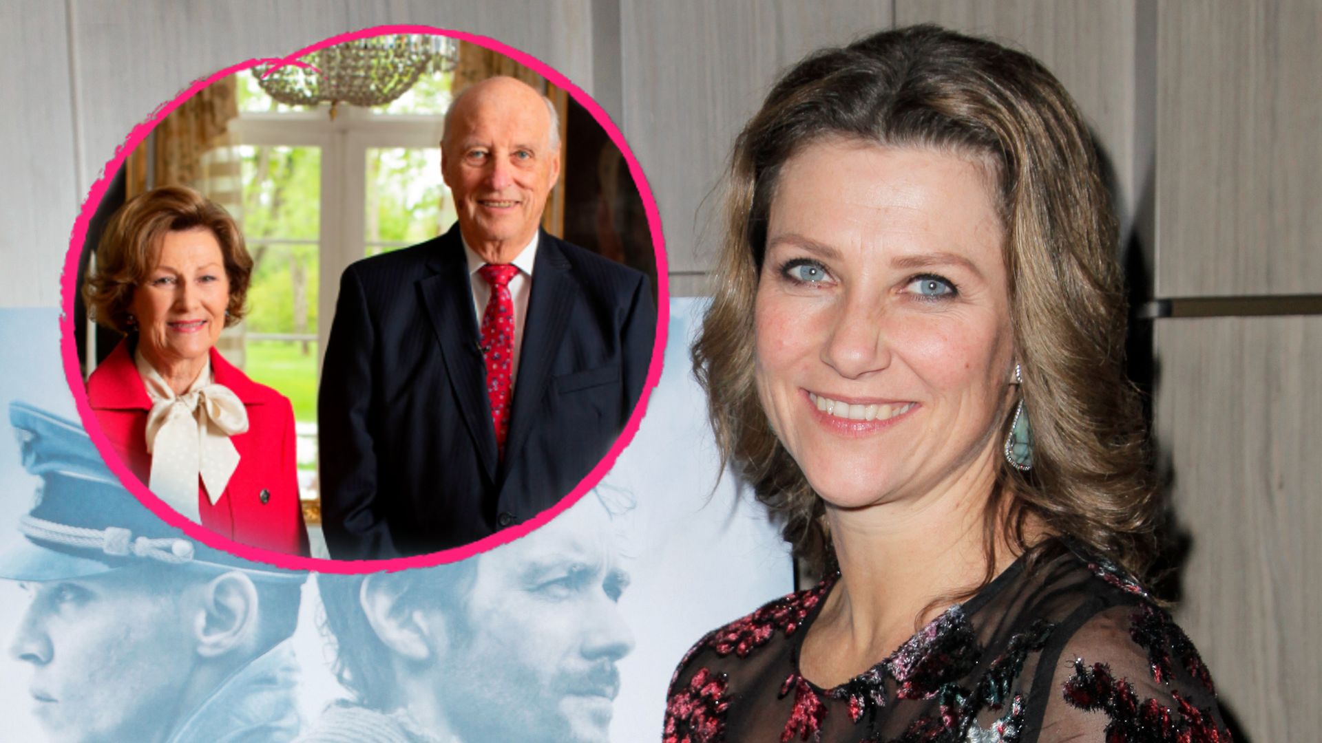 König Harald V. und Sonja kommen zu Märtha Louises Hochzeit