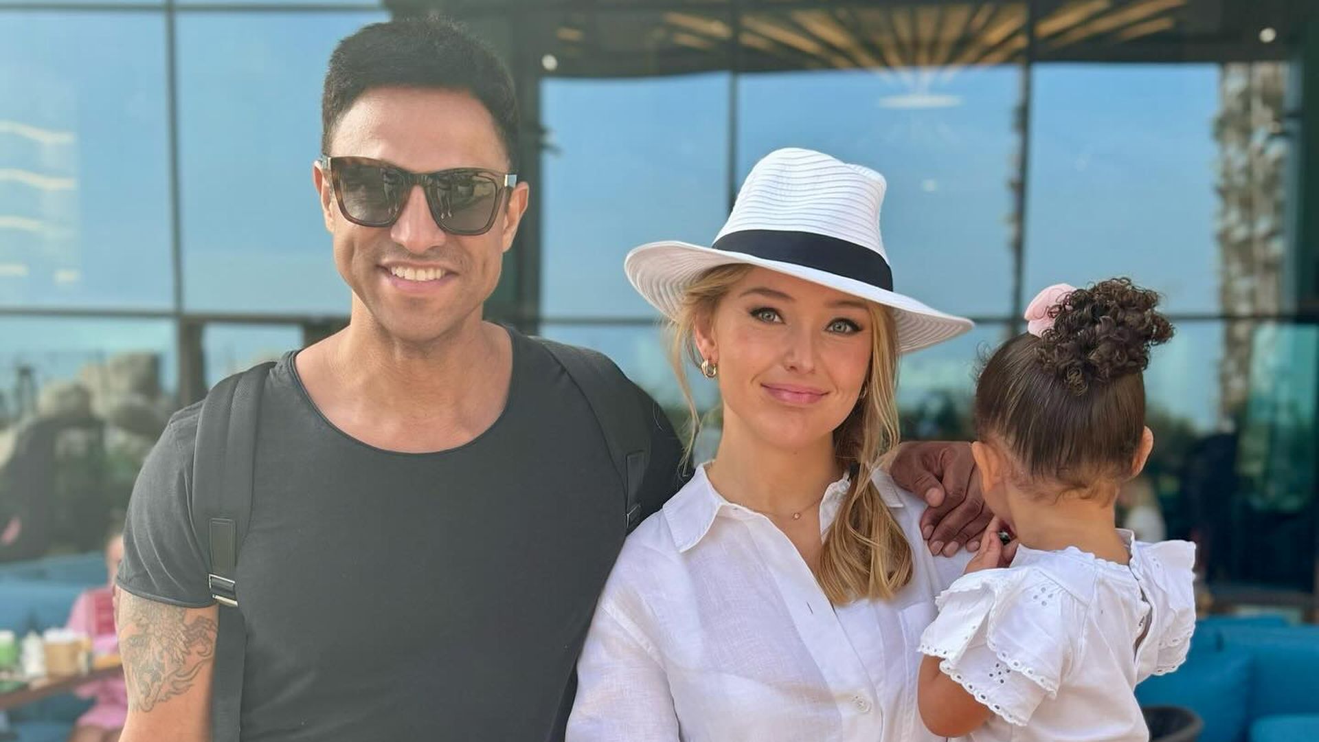 Schweres Jahr: Patrice Aminati erholt sich im Familienurlaub