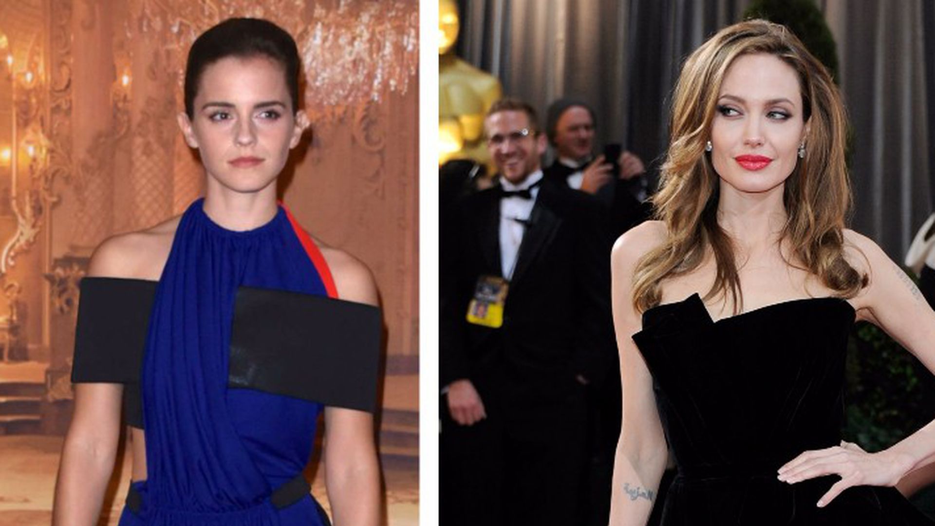 Emma Watson vs. Angelina Jolie: Wer hat das schönere Bein? | Promiflash.de