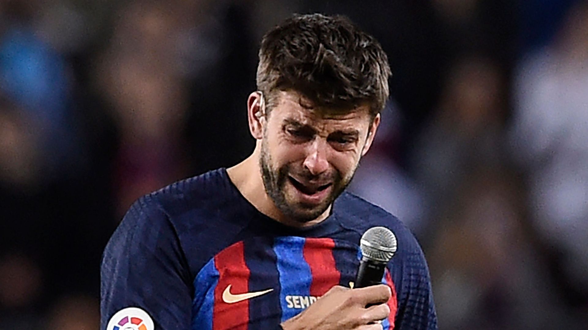 Emotionaler Abschied: Gerard Piqué heult nach letztem Match