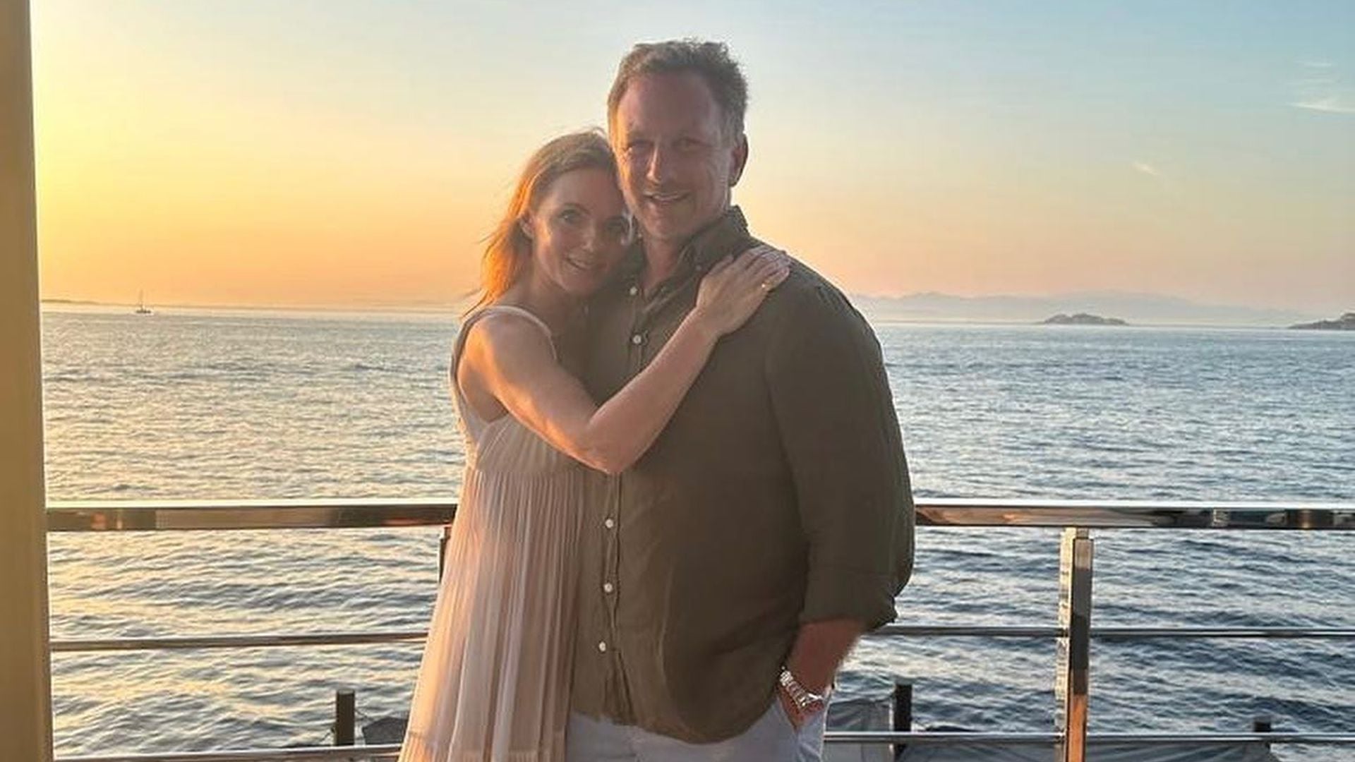 Trotz Skandal: Christian Horner und Geri feiern Reitsieg!