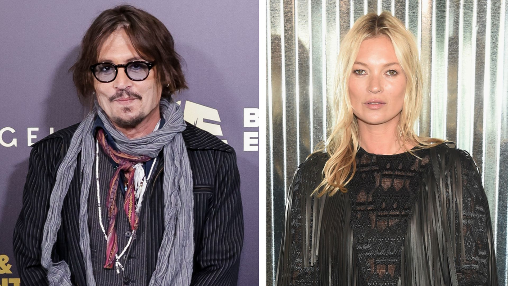 Kate Mossjohnny Depp Kate Moss Und Johnny Depp An Der D.A.R.E. Benefit