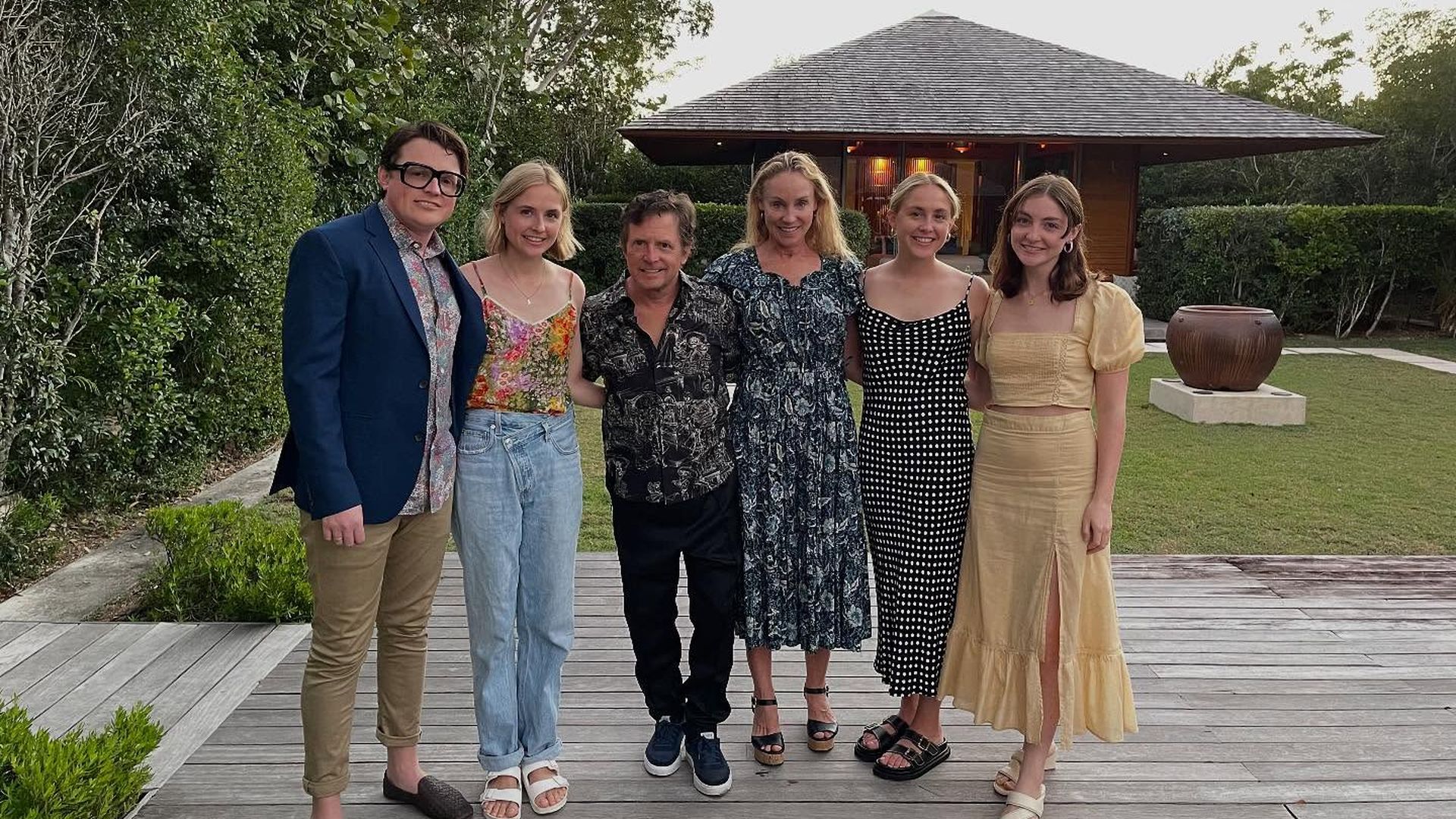 Private Einblicke: Michael J. Fox posiert mit seiner Familie