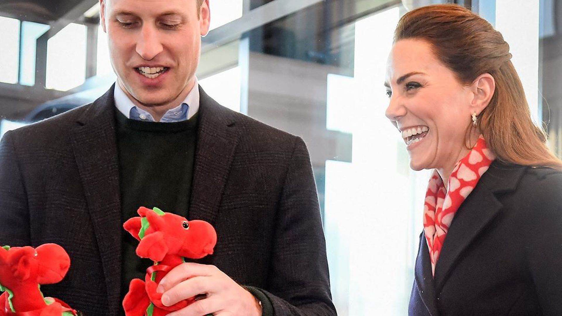 Prinz William und Kate bekommen Kuschel-Drachen für die Kids