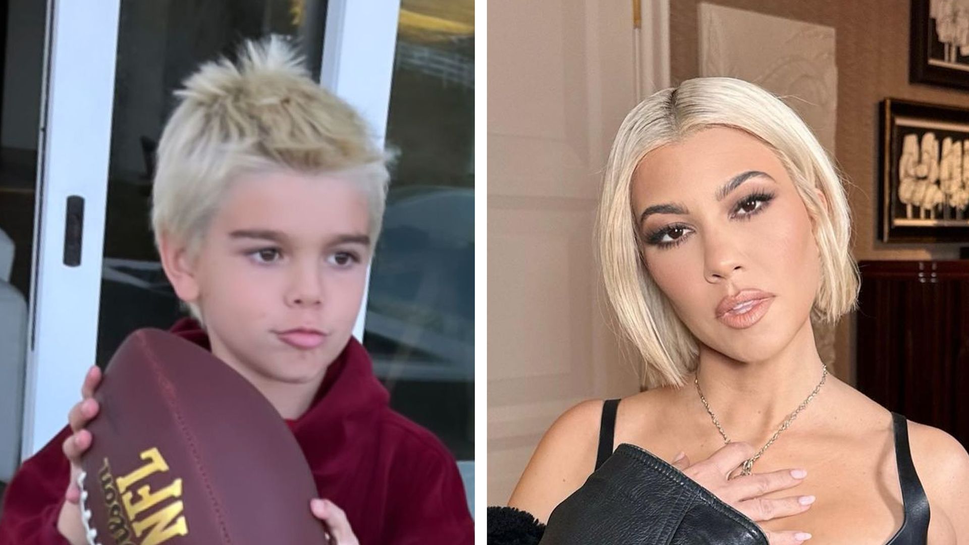 Im Partnerlook: Reign Disick ist jetzt blond wie seine Mama!